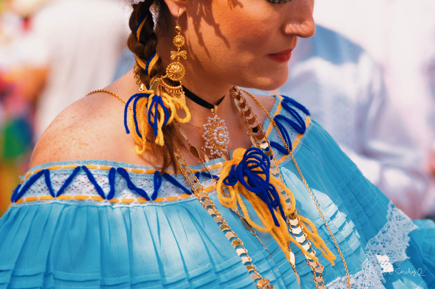 Enjaretado de la pollera panameña - lacabanga